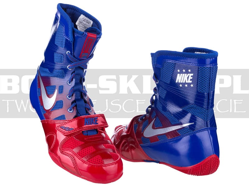 Buty bokserskie NIKE HyperKO - Blue-Red New Model WWW.BOKS-SKLEP.PL ...